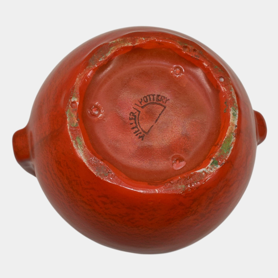 Weller Blo Red 1920s Vintage Art Deco Pottery Lava Red Orange Planter ...