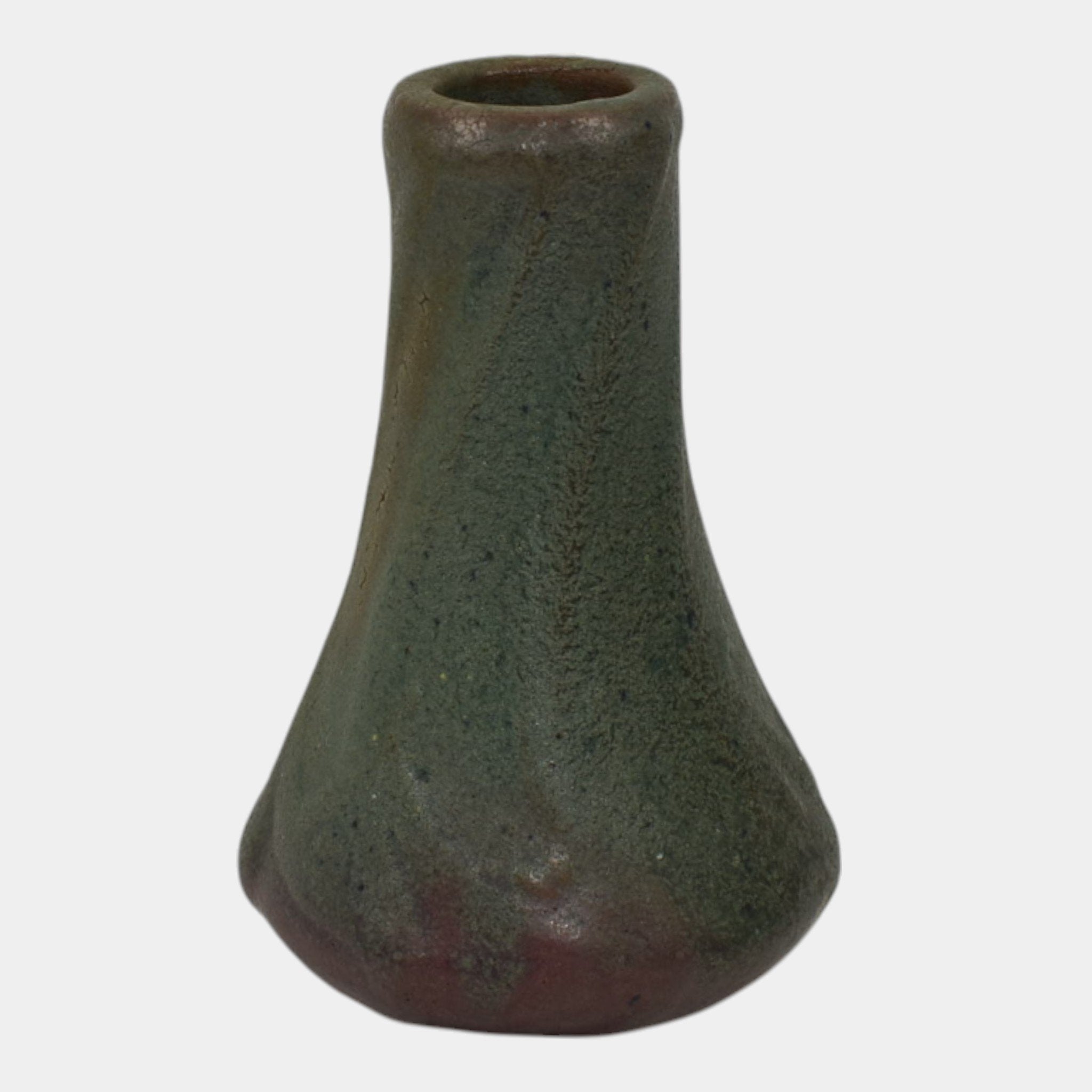 Van Briggle 1907-12 Vintage Arts And Crafts Pottery Green Purple Vase ...