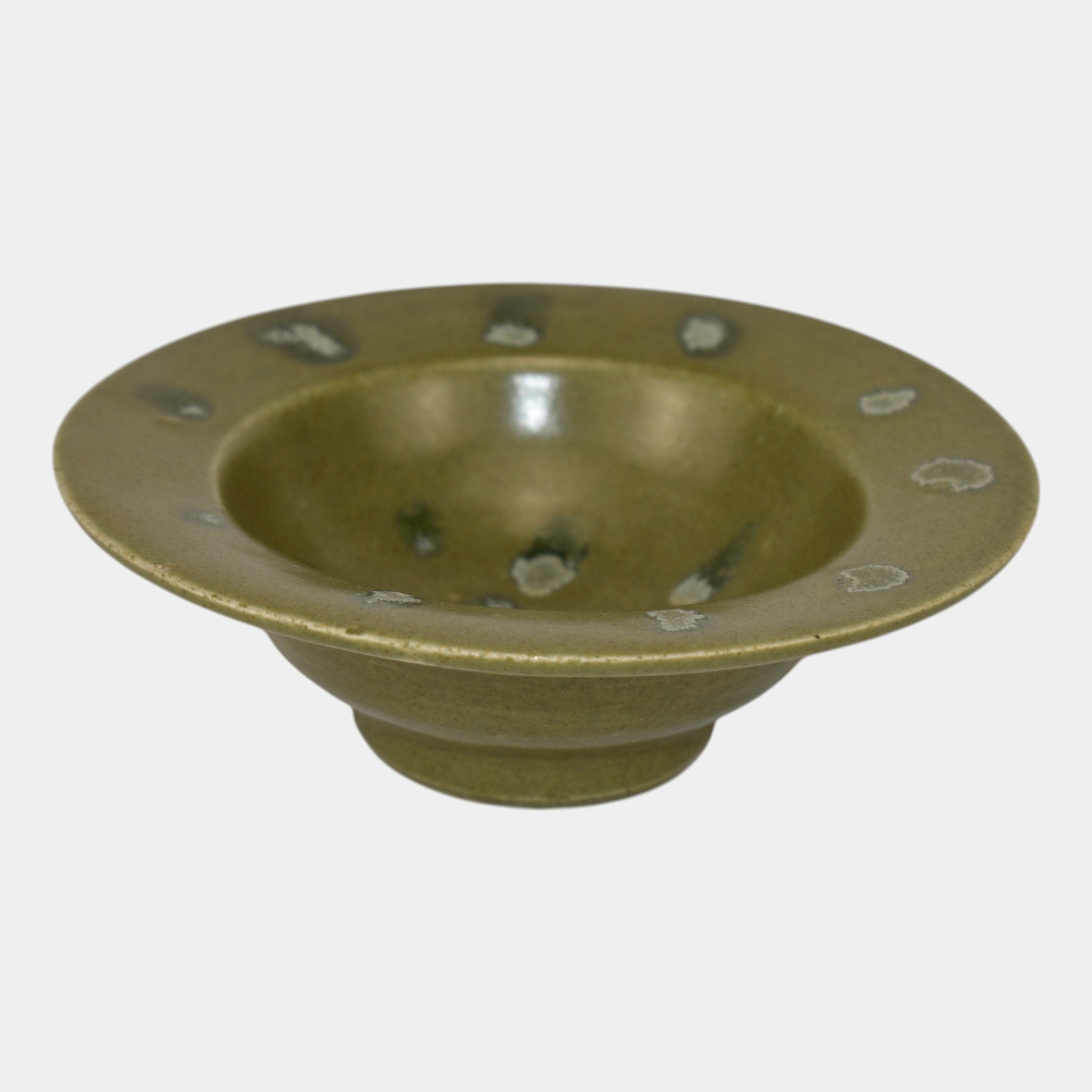 Pigeon Forge Tennessee Pottery Hand Decorated Green Bowl Ferguson ...