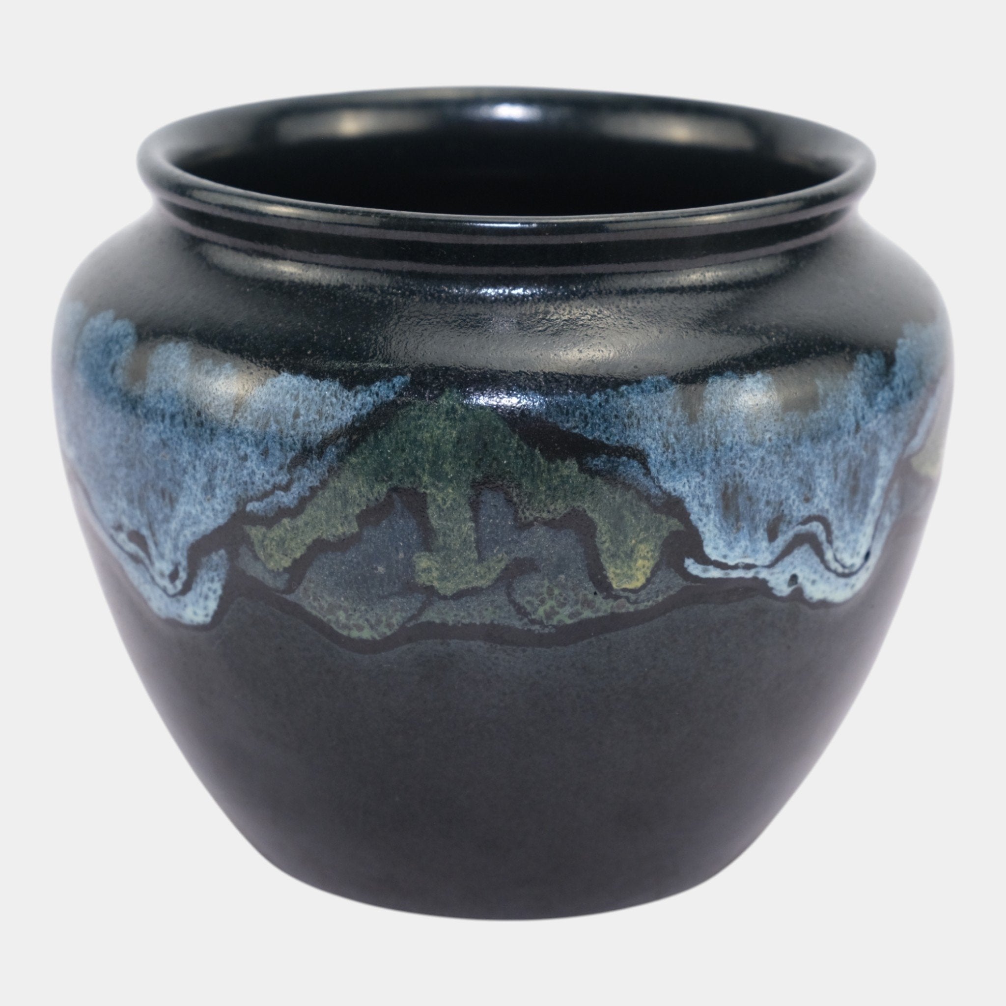 Paul Revere Saturday Evening Girls Pottery 1920s Black Blue Banded Cer ...