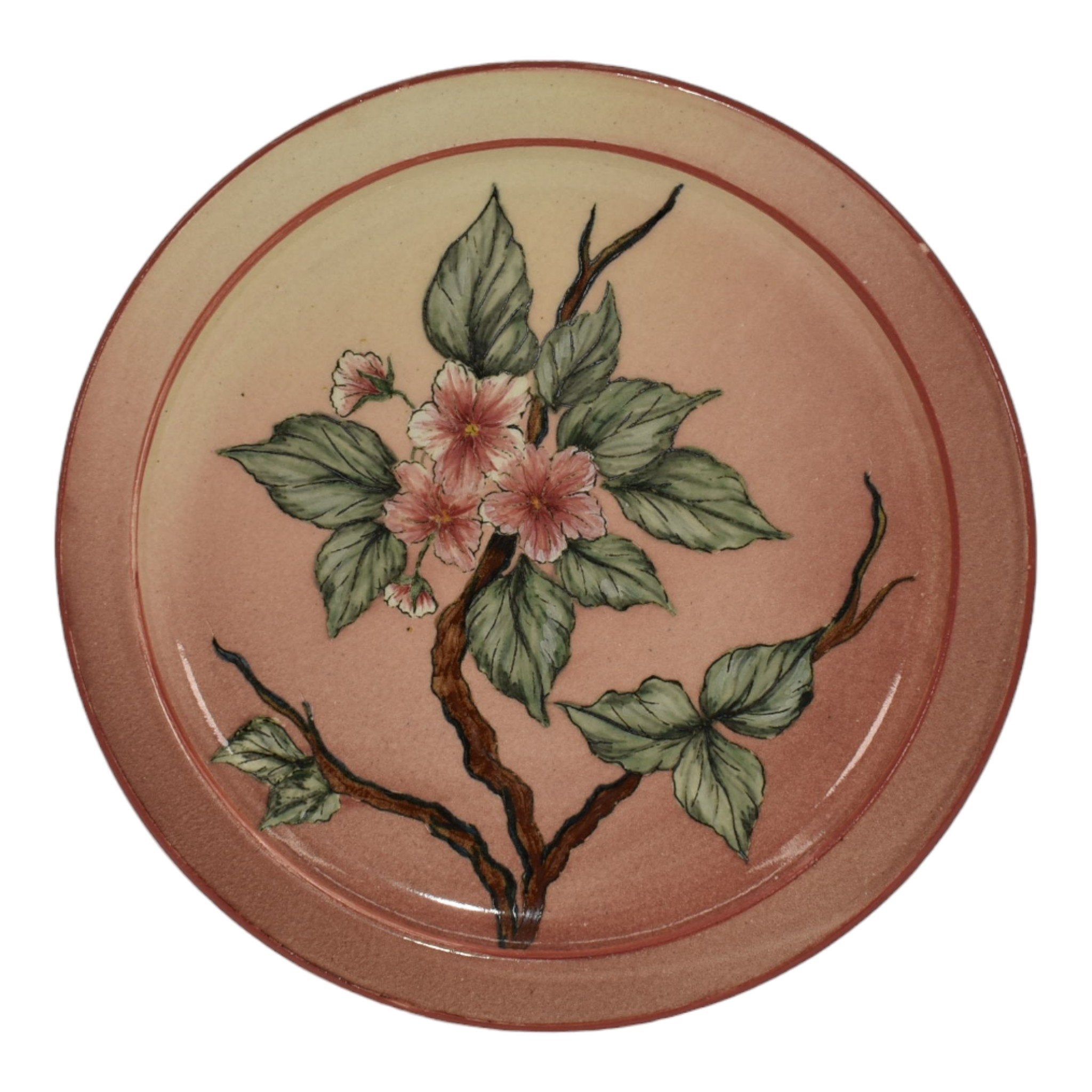 Santa Barbara Ceramic Design 1982 Pottery Hand Painted Plate Wall Plaq ...