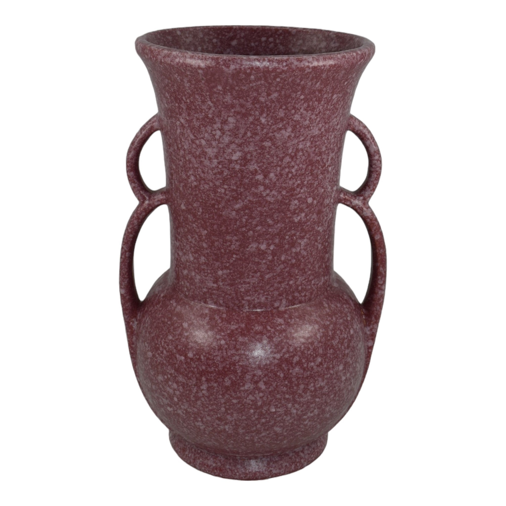 Robinson Ransbottom Ohio 1940s Vintage Art Pottery Mottled Red Ceramic ...