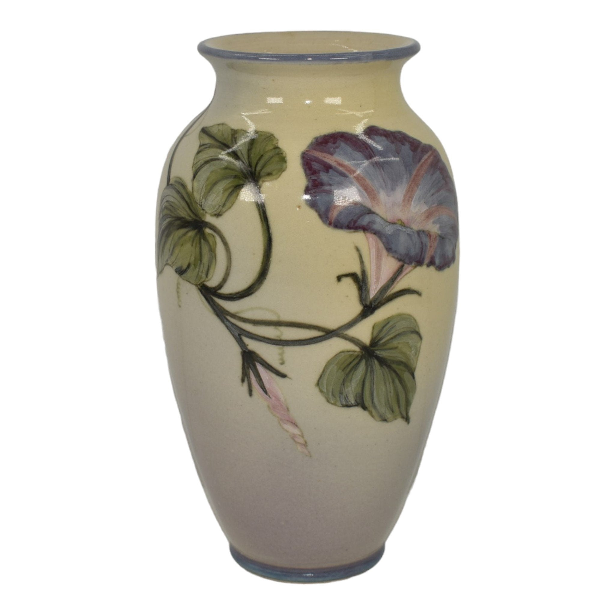 Santa Barbara Ceramic Design 1987 Pottery Hand Painted Morning Glory V ...