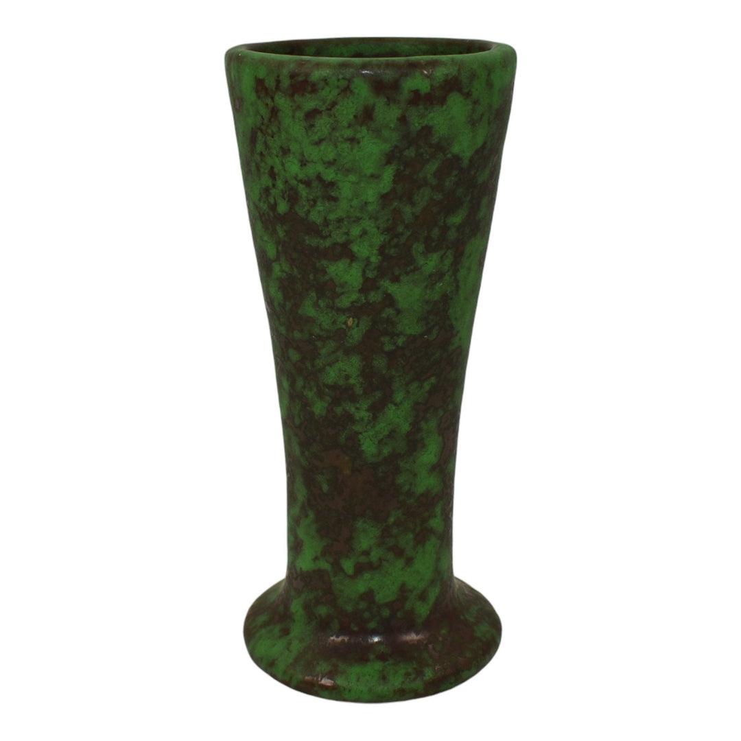 Weller Coppertone 1920s Vintage Arts and Crafts Pottery Matte Green Ce ...