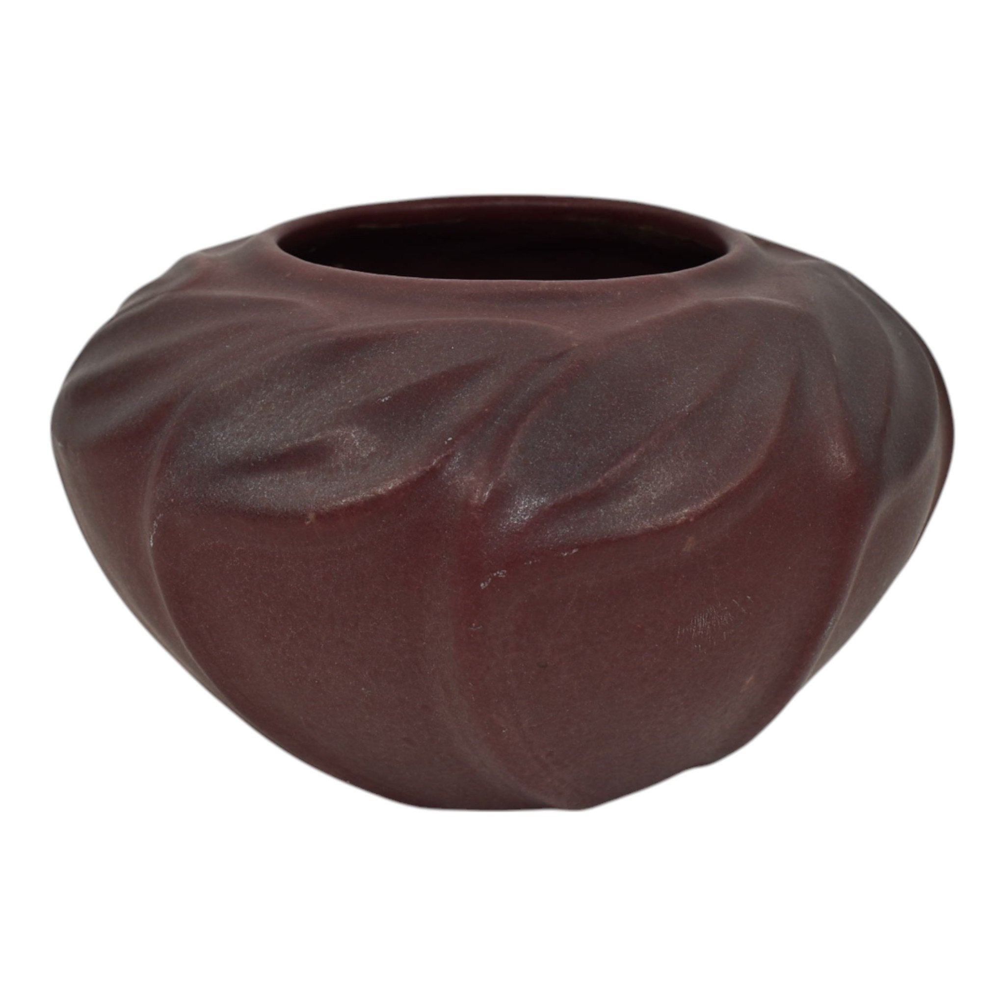 Van Briggle 1922-26 Arts And Crafts Pottery Leaves Bowl Vase 510 – Just ...